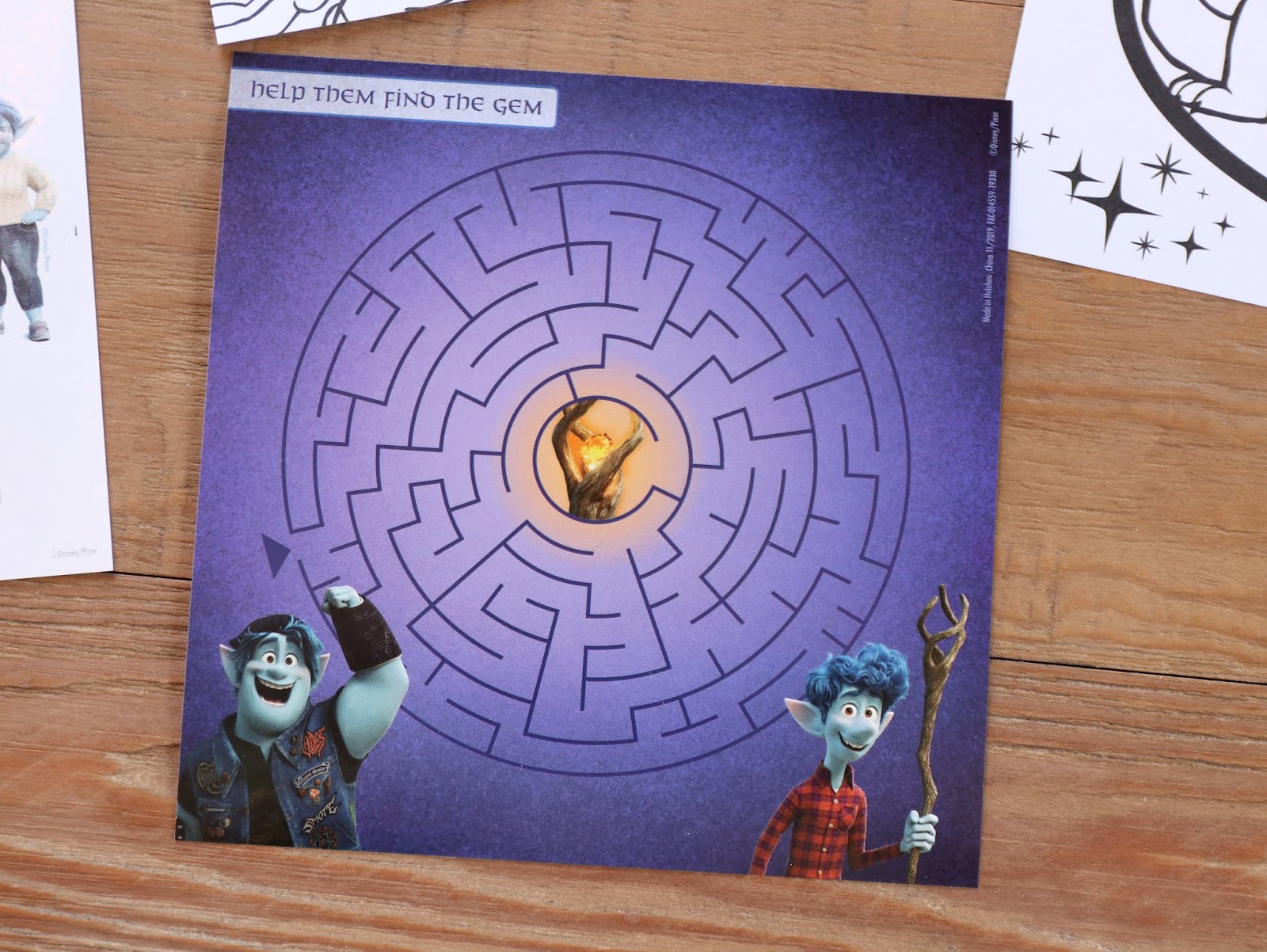 Dan the Pixar Fan: Onward: Disney Store Event Activity Set Freebie ...