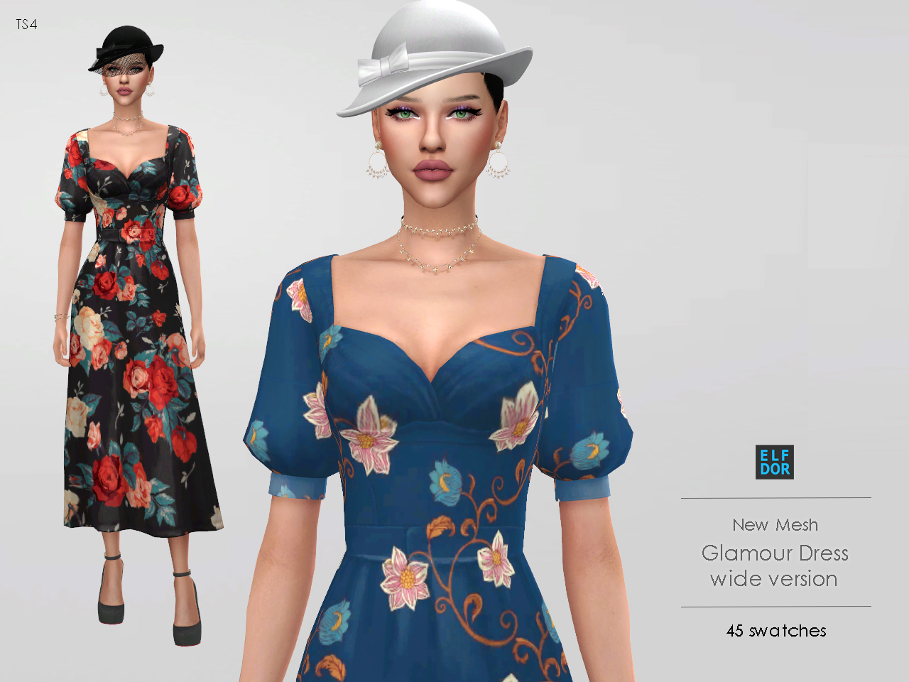 Glamour Dress Wide - ELFDOR