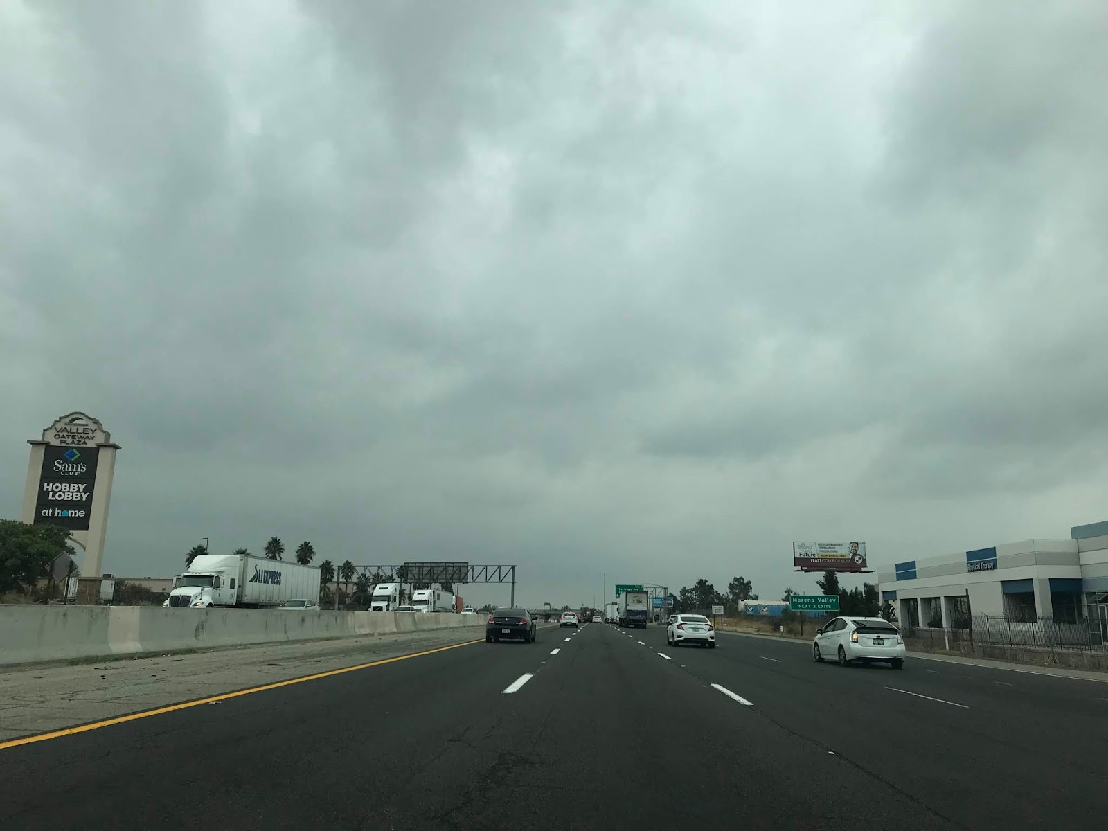 Interstate 215/former Interstate-15 East and California State Route 194