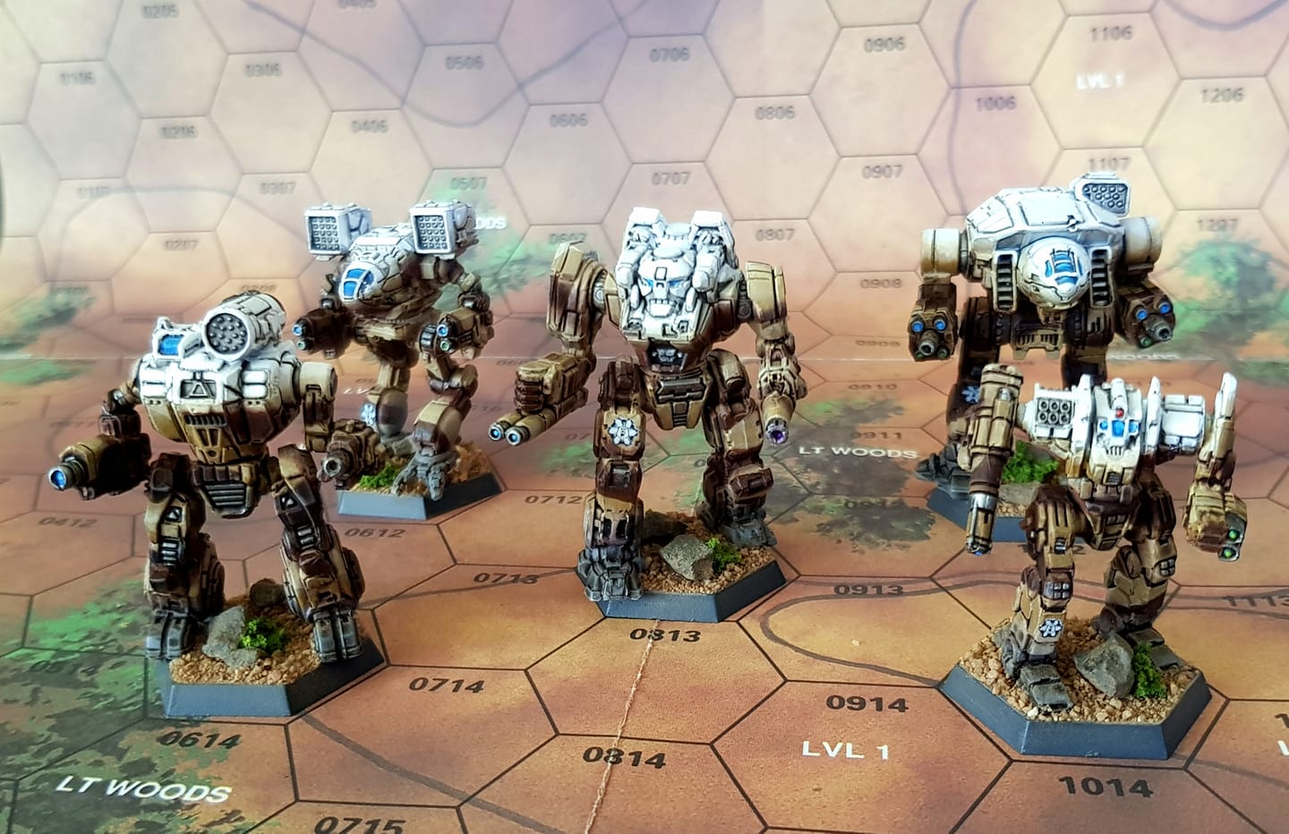Old School Gaming: BattleTech: Ghost Bear Command Star TO-DONE!!!