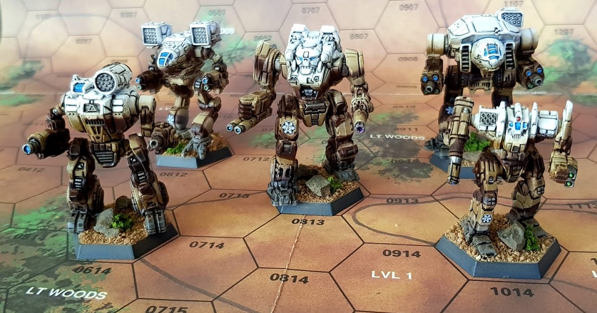 Old School Gaming: BattleTech: Ghost Bear Command Star TO-DONE!!!