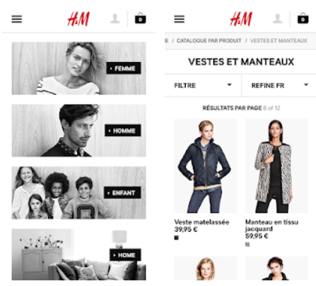 H&M Latest Fashion Mobile App - Youth Apps