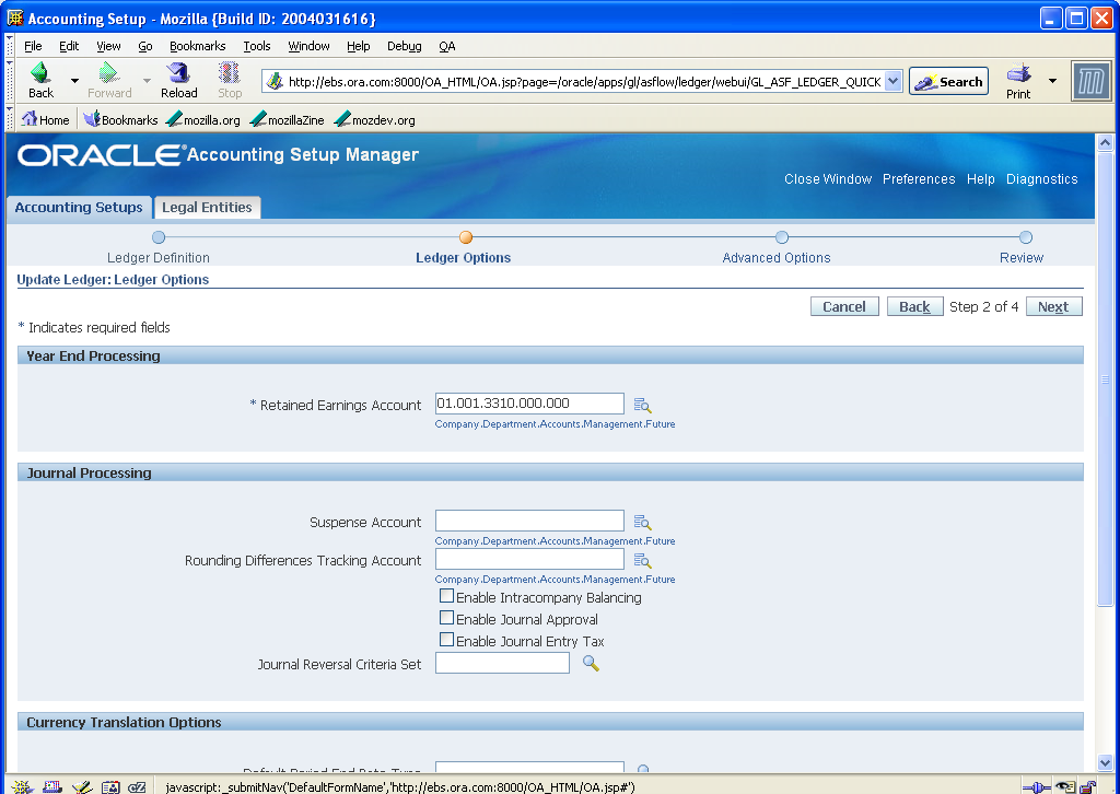 Oracle E-Business Suite R12 Financials: Defining Multi Organization