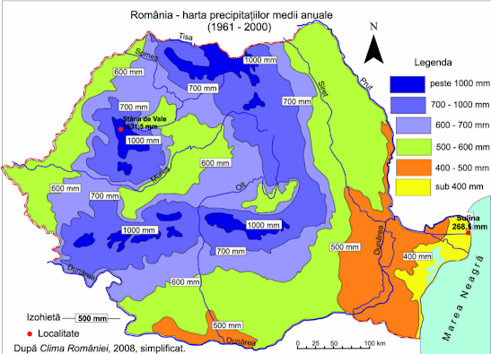lectii de geografie: Clima României - Elementele climatice