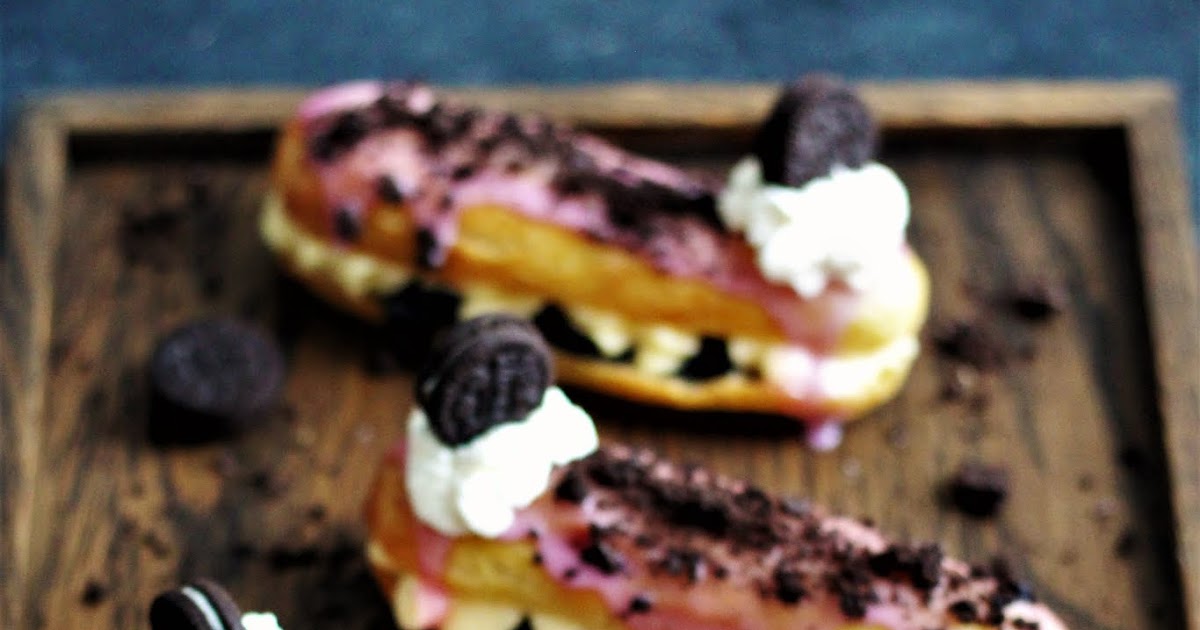 Oreo eclairs