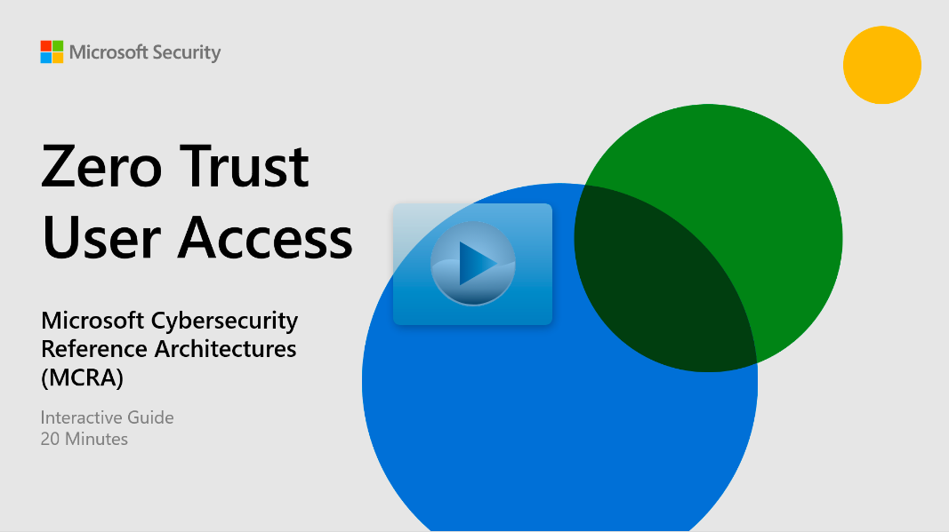Exchange Anywhere: Microsoft Cybersecurity Reference Architectures ...