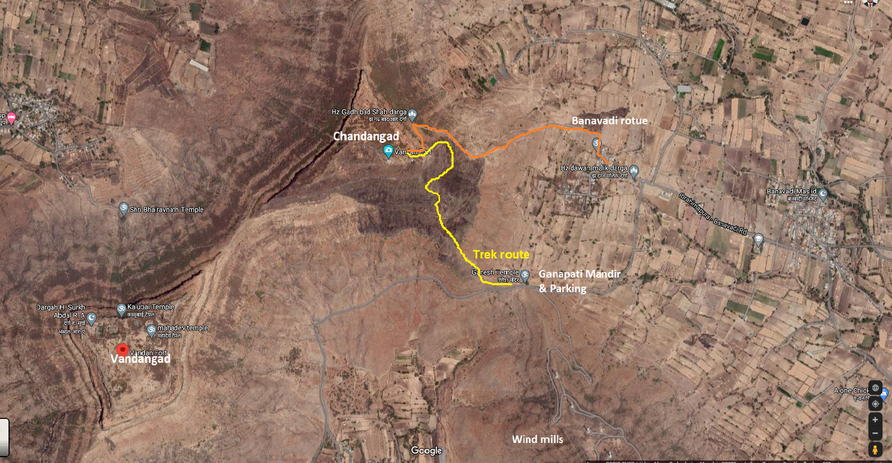 My Treks n Tours: Chandangad fort Trek Aug_2019