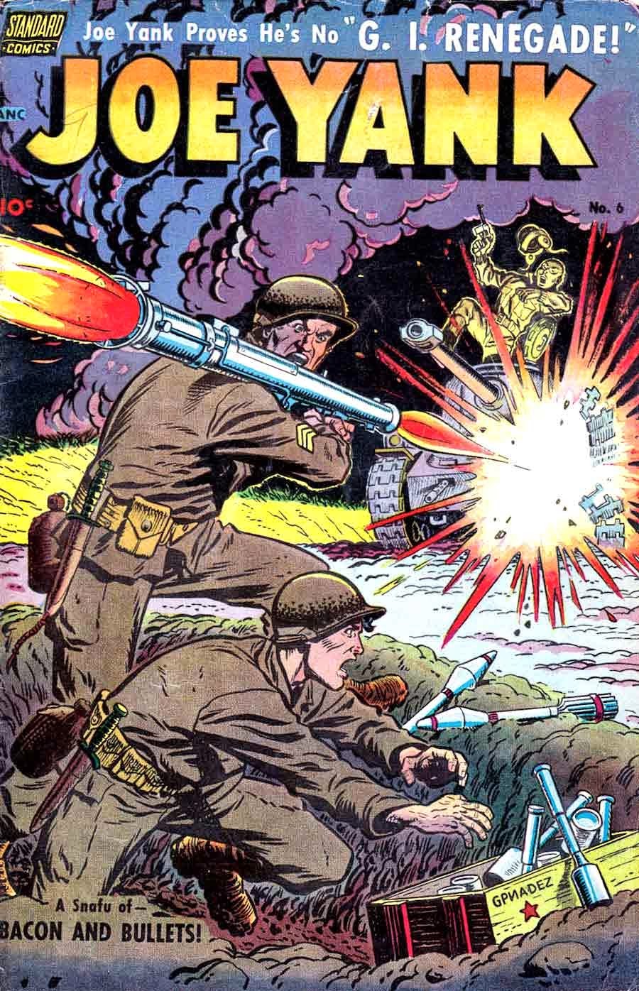 The ALEX TOTH archives: TOTH - JOE YANK 06 Bacon and Bullets, April 1952.