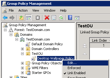 How to apply desktop wallpaper using Group Policy