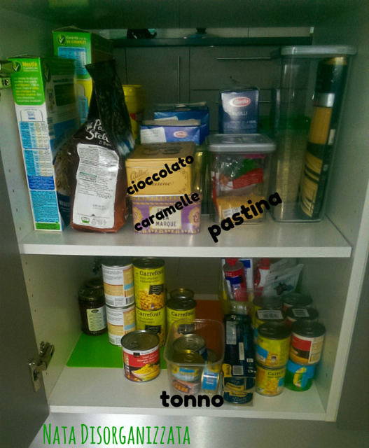 Nata disorganizzata: Come organizzare la dispensa