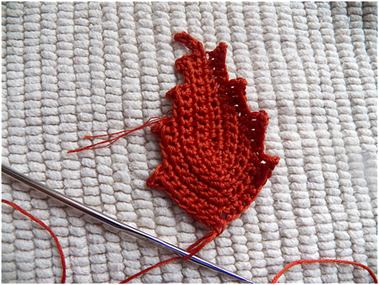 Art Threads: Monday Project - Crocheted Fall Leaves