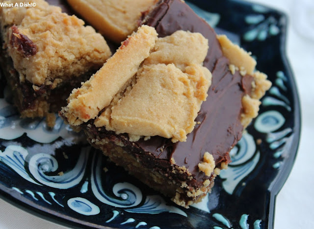 What A Dish!: Peanut Butter Fudge Bars