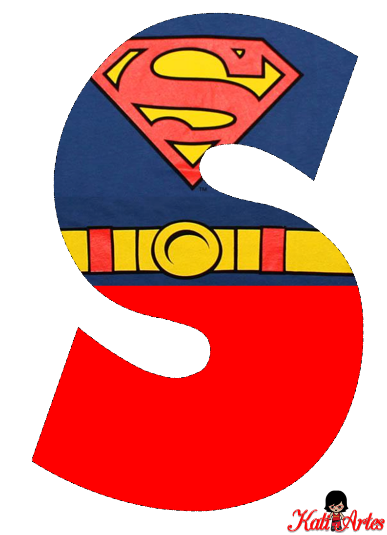Lindo Alfabeto de Superman Gratis. - Oh my Alfabetos!