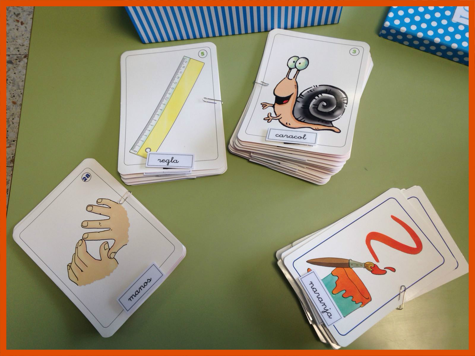 ALICIA ORTIZ: TARJETAS DE VOCABULARIO