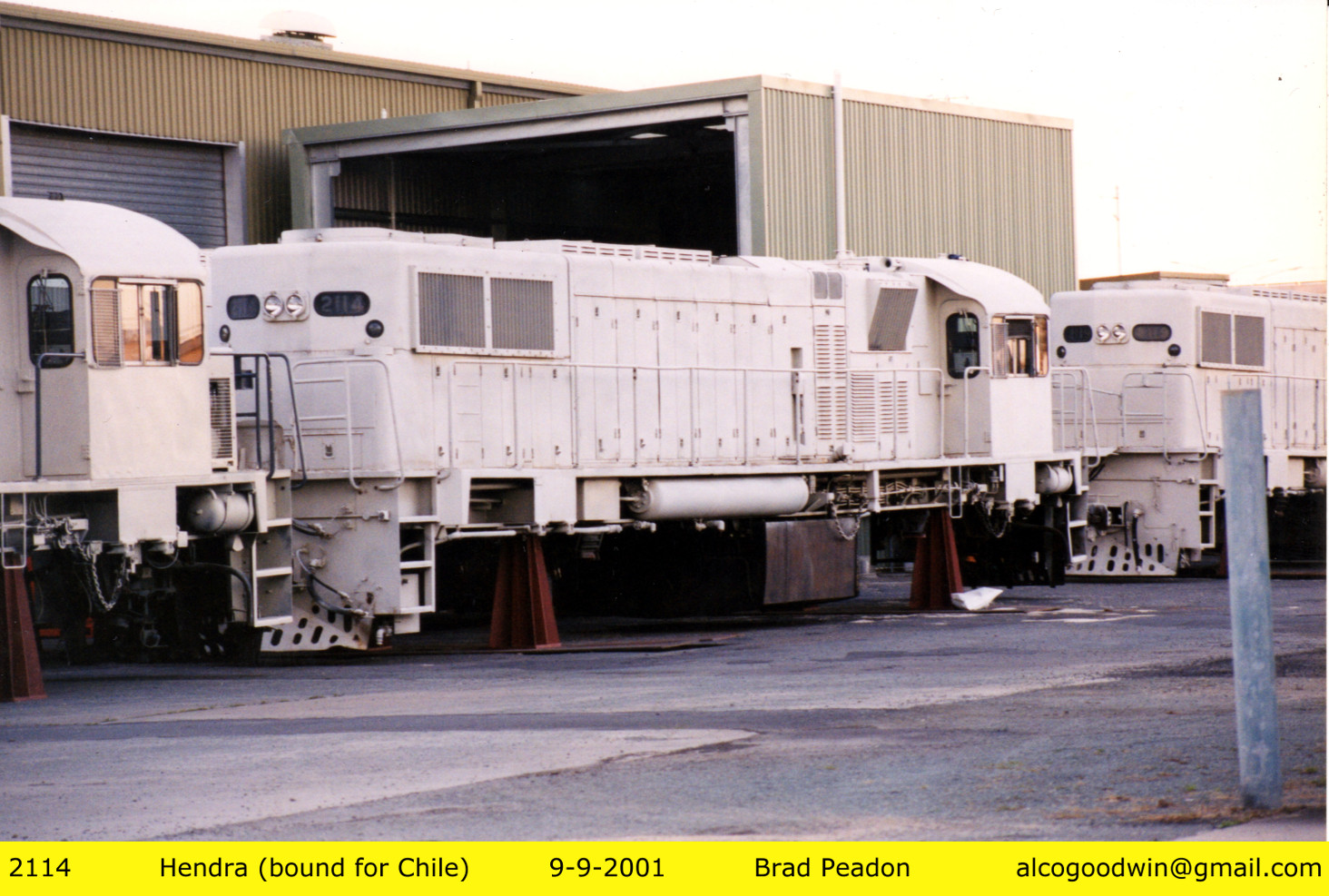 Australian Locomotive Rosters: 2100 CLASS TYPE