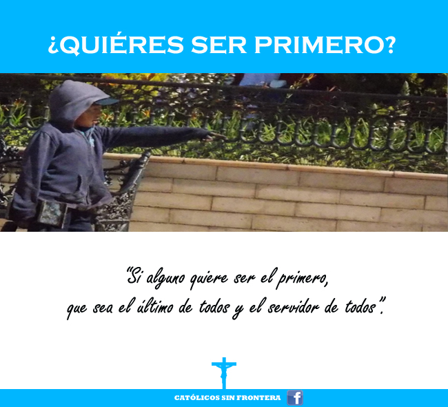 ¿Quiéres ser primero? | PAPA FRANCISCO