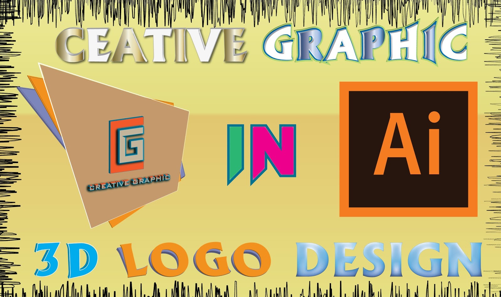 Simple 3D Logo Design In Adobe Illustrator CS 6 (July 2017) - Creative ...