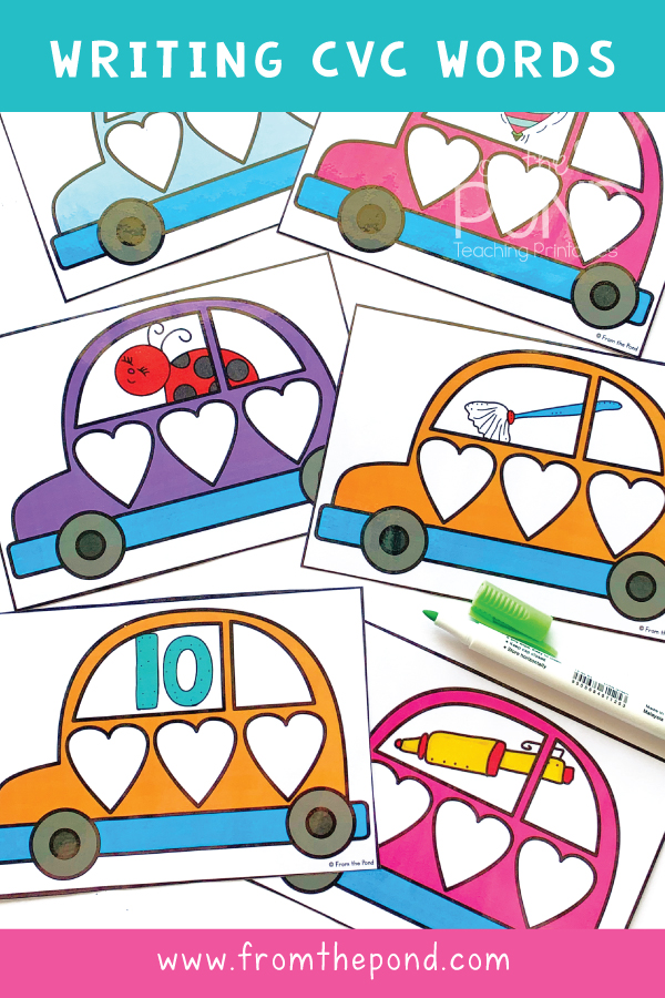 Love Bug cvc Words | From the Pond