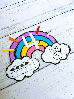 Rainbow Preschool Activities + FREEBIES!