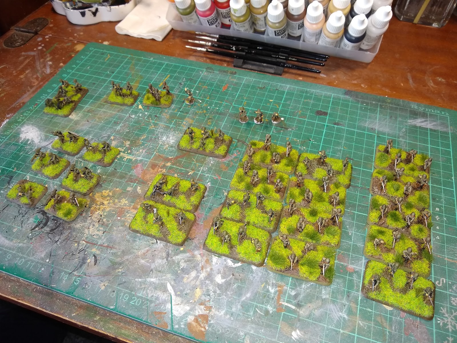 BigLee's 'Miniature Adventures': Rebasing WW2 US Infantry for CoC