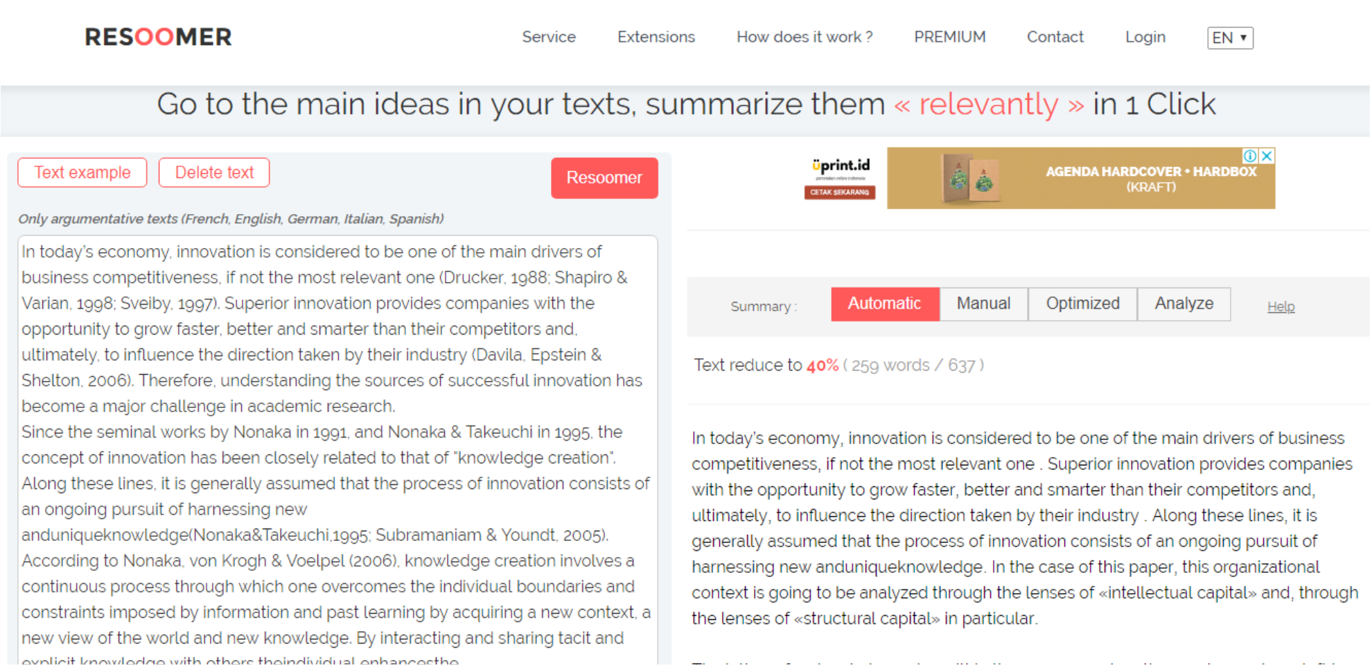 3 Aplikasi resume otomatis (Automatic summarization ) - Ganipramudyo.web.id