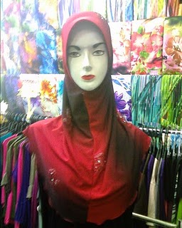 Tudung Bunga Tulip - Khanis Desire Collection