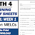 LEARNING ACTIVITY SHEETS in MATH 4 (Quarter 1: Week 1) Free Download ...