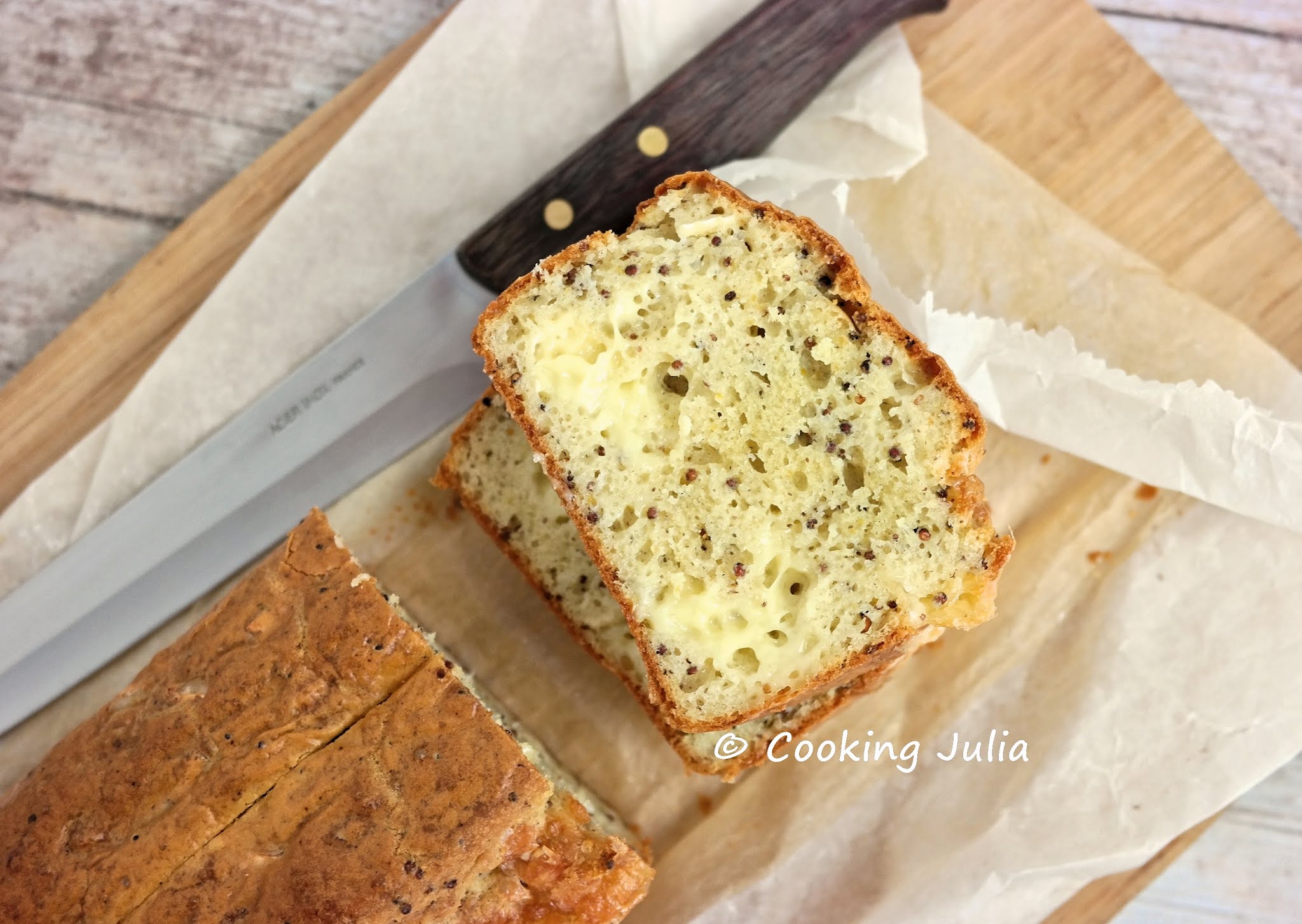 COOKING JULIA : CAKE AU CAMEMBERT
