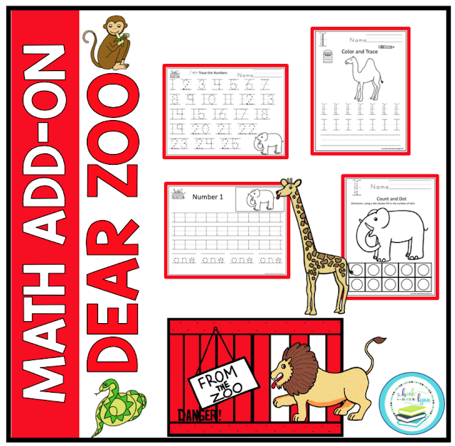 DEAR ZOO MATH UNIT ~ Book Units by Lynn