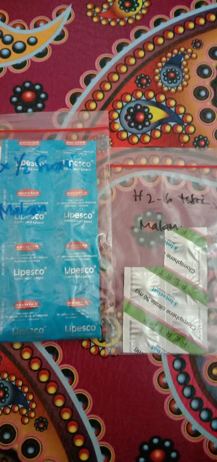 obat pertama LIPESCO untuk suami cara konsumsi 1x1/2 setiap mlm mau tidur