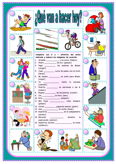 ELE Con La Profesora Avila: Verbo Ir