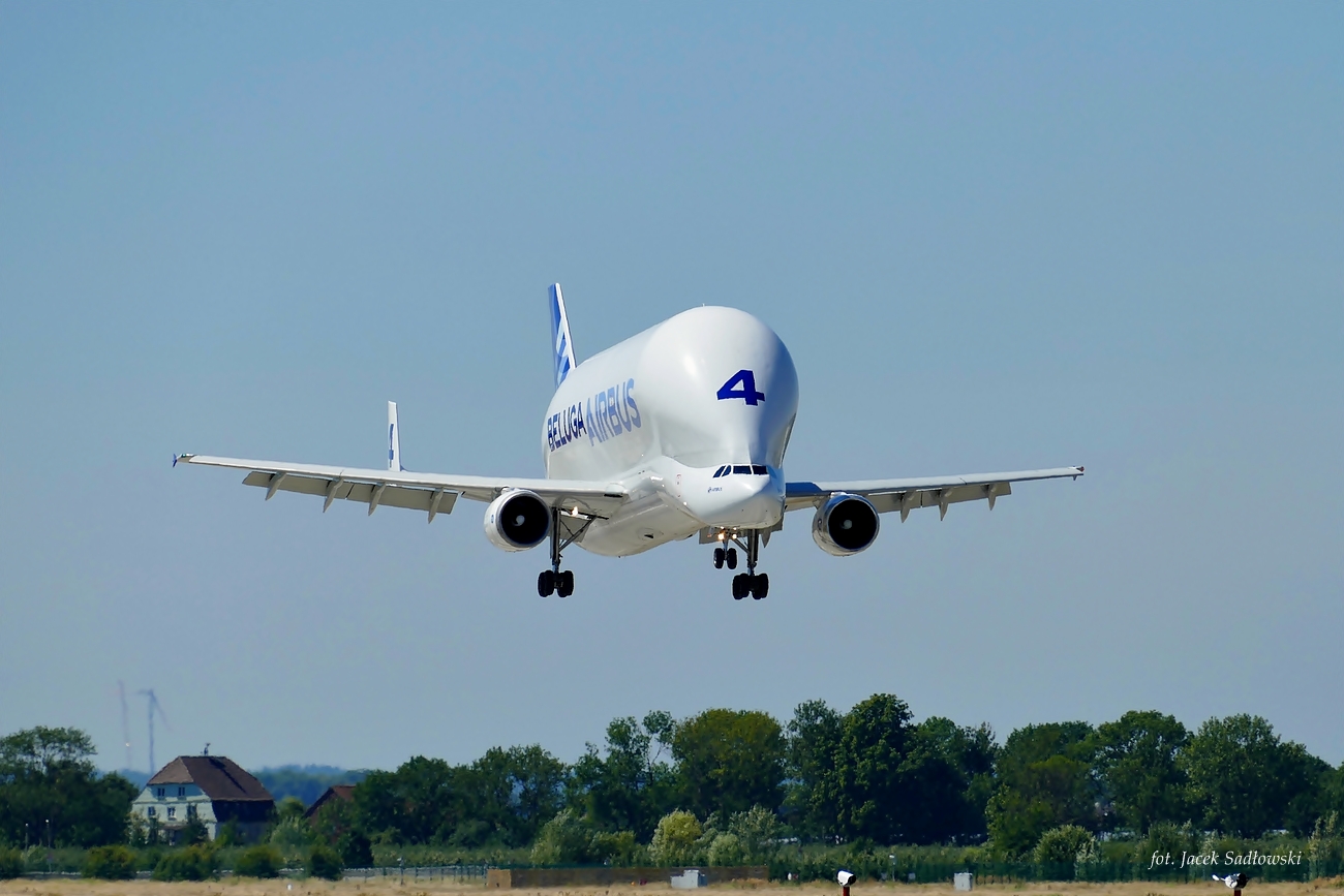 FotoBlog Jacek Sadłowski: Maszyna wagi ciężkiej - Airbus Beluga #4