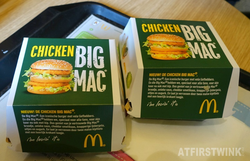 The Chicken Big Mac from McDonalds Netherlands