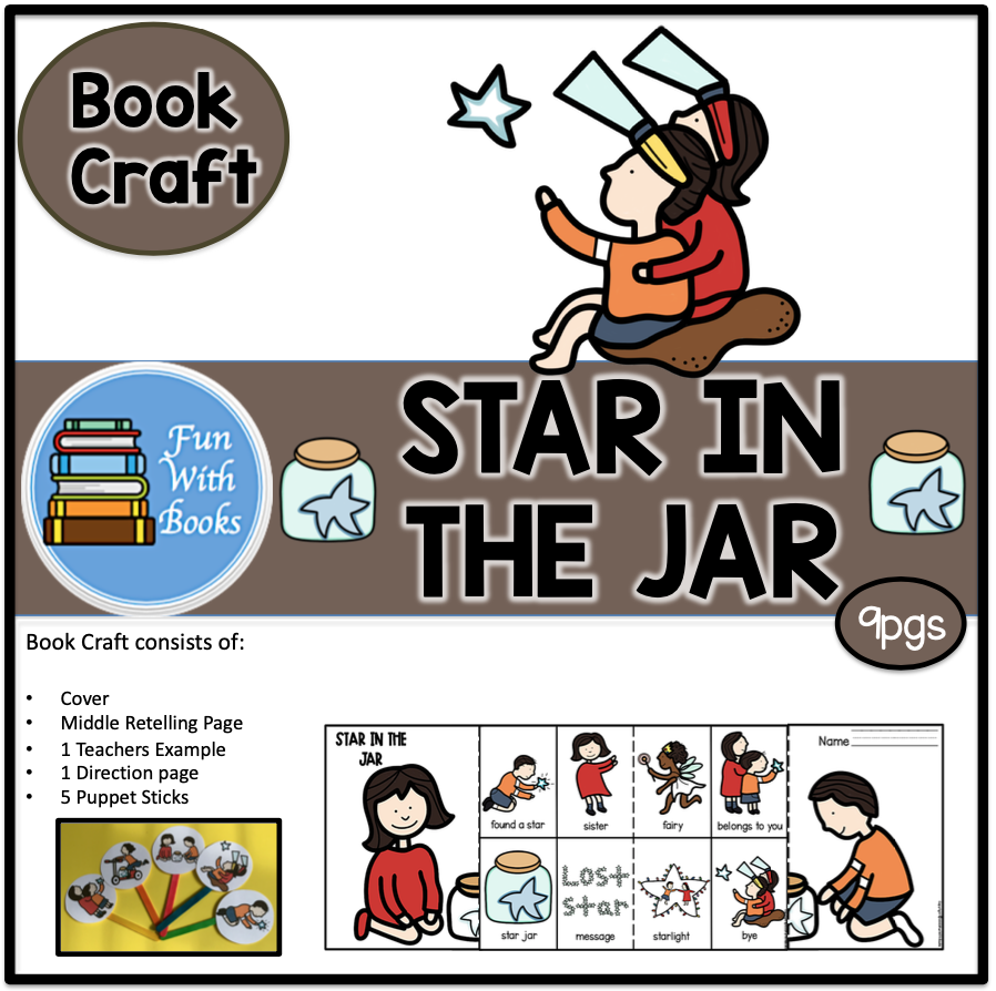 STAR IN THE JAR BOOK CRAFT ~ Book Units by Lynn