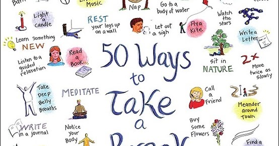 50 Ways to Take a Break | The Silver Kick Diaries