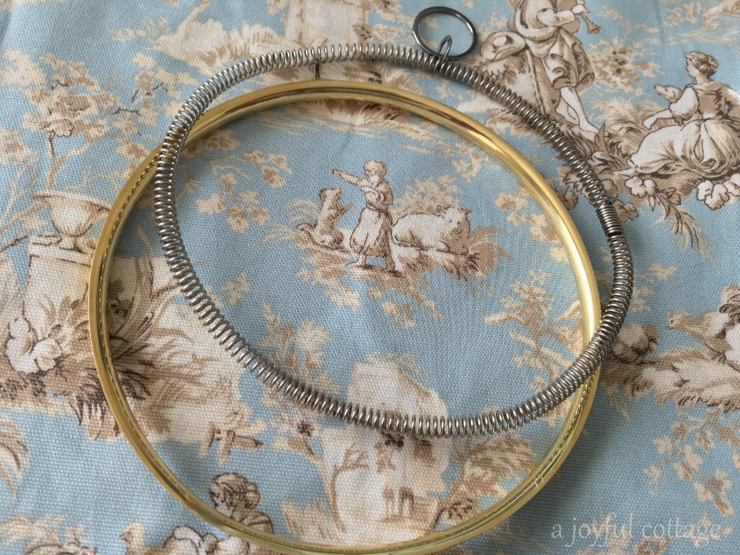 Cottage Life - French Embroidery Hoop - A Joyful Cottage