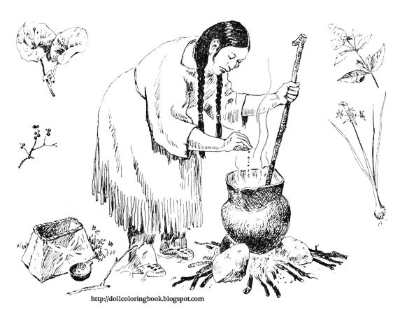 Seasoning | The Doll Coloring Book