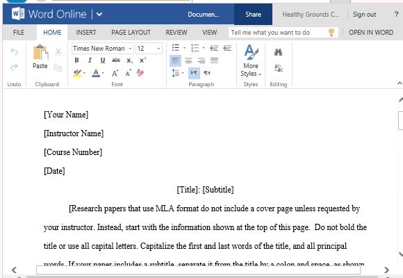 How To Put Word In Mla Format ~ Certificate Letter