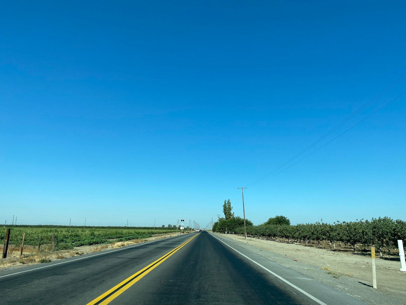 Into the foggy void; California State Route 43