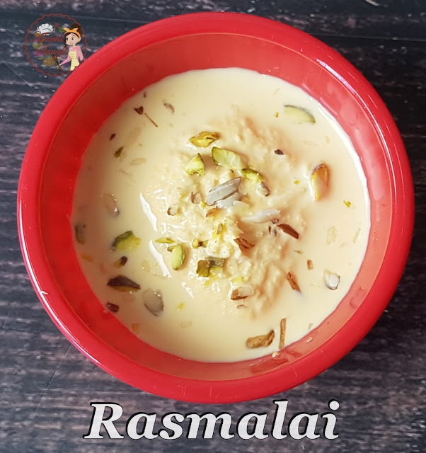 Soft, Spongy and Delicious Rasmalai / शाही रसमलाई - Aaichi Savali