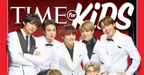 BTS graces the cover of 'Time for Kids' magazine