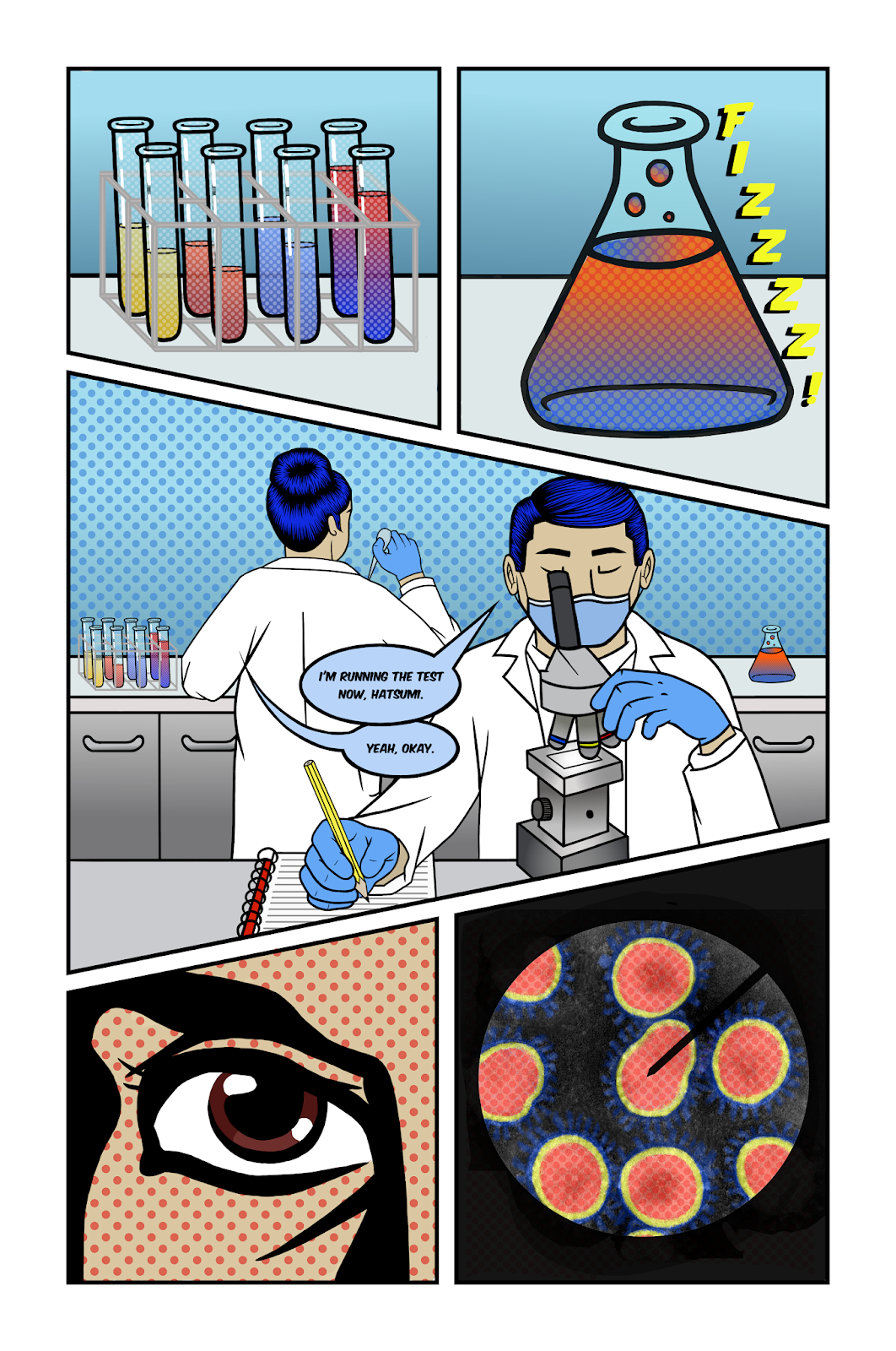 Completed Narrative Comic Pages: