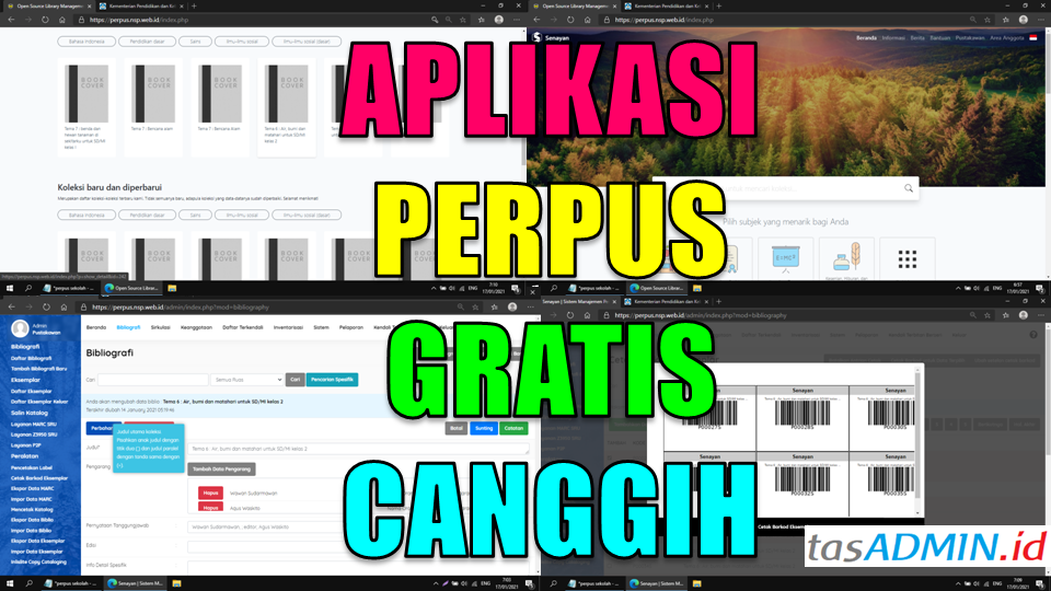 SLIMS Aplikasi Perpustakaan Sekolah Gratis dan Canggih - tasADMIN