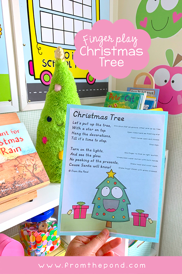 Christmas Tree Finger Play | From the Pond