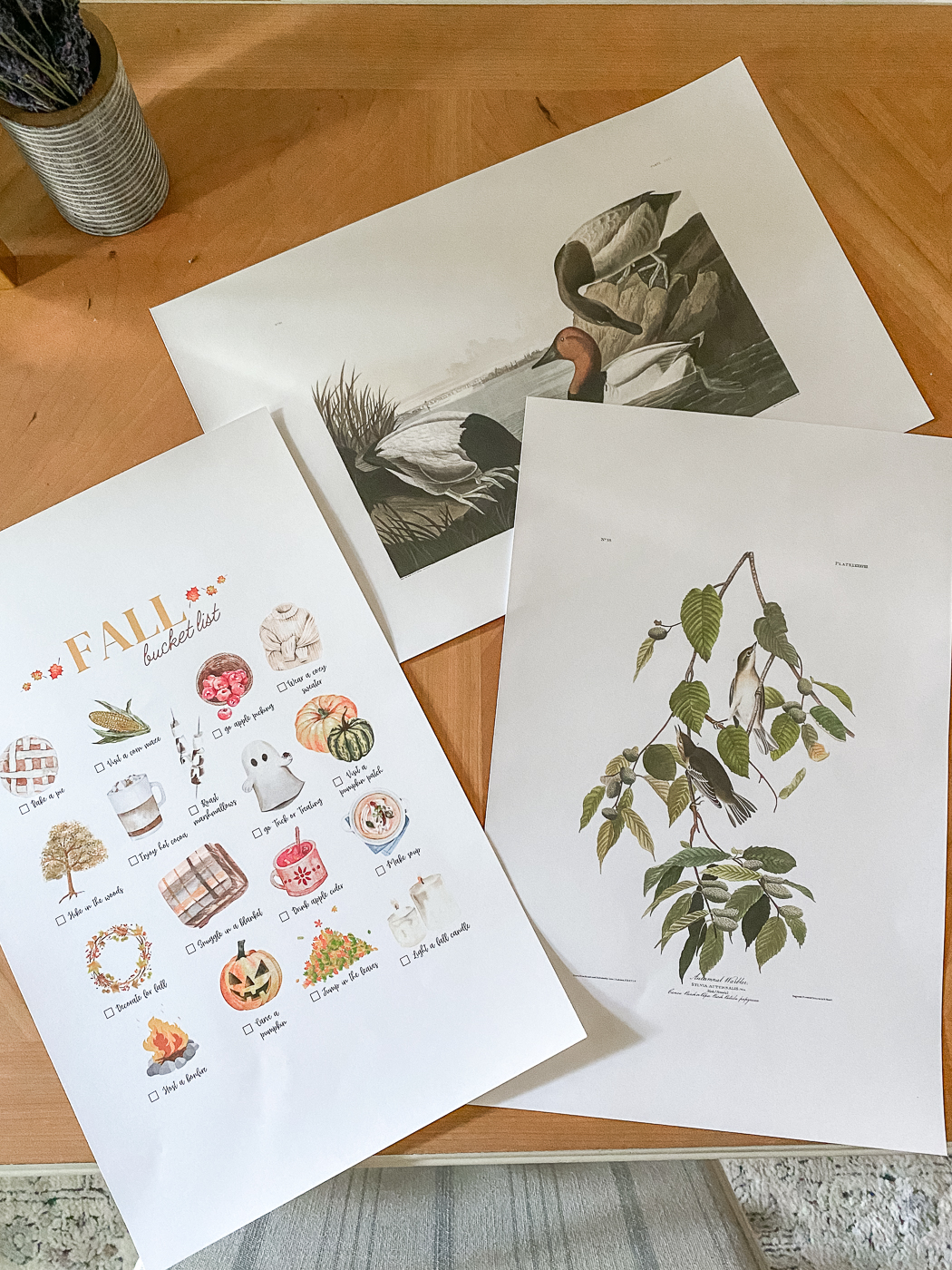 Free Fall Printable Wall Art - Rambling Renovators