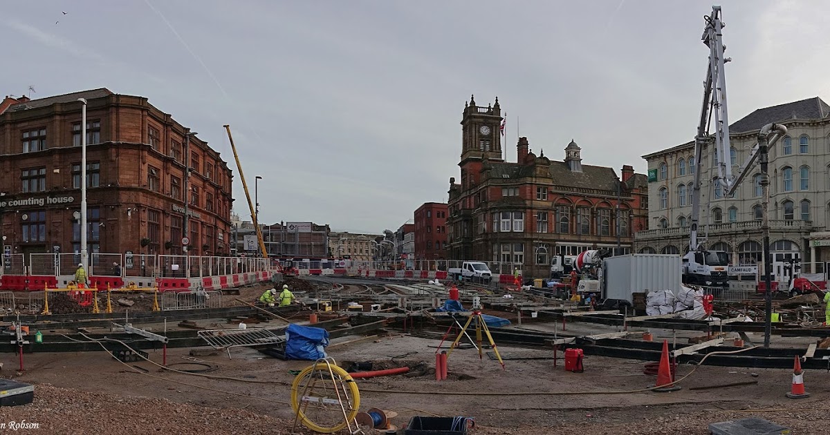 Blackpool Tram Blog: Talbot Square Panorama
