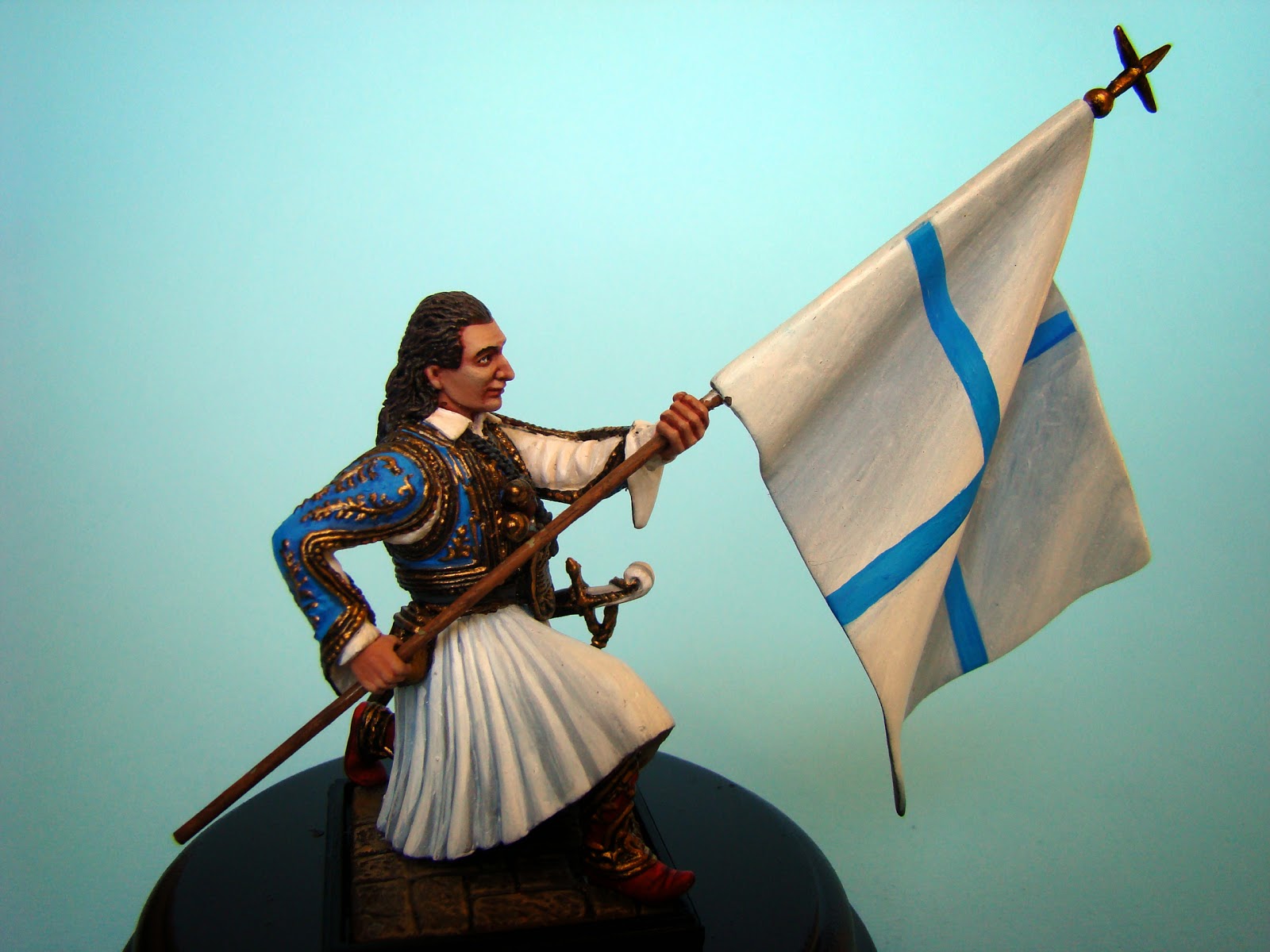 MY mini WORLD: 227. GREEK REVOLUTION 1821 – GREEK WARRIOR (KIT ...