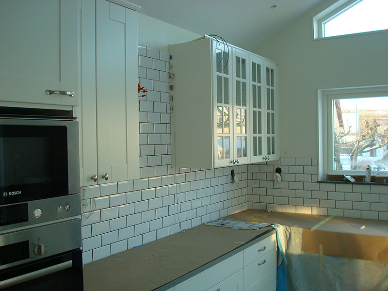 Villa Rut: Kakel i köket