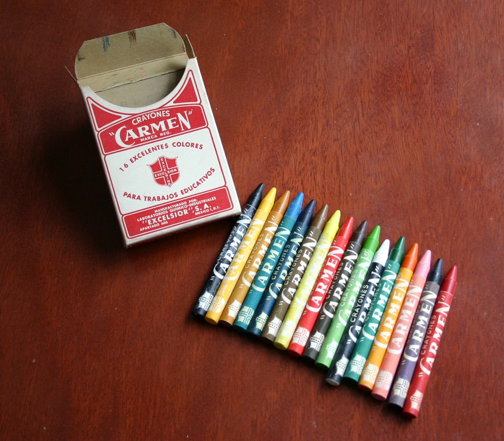 Cool-tura retro. La mejor forma de (re)vivir los ochentas.: Crayolas carmen