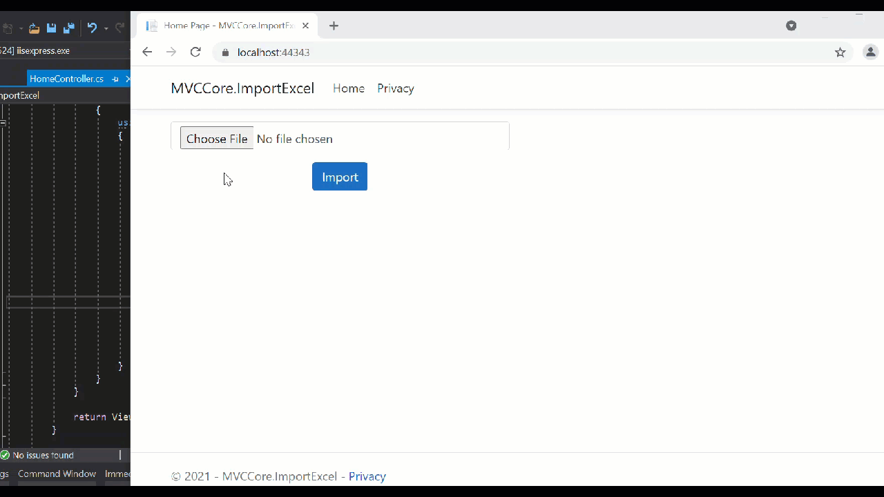 Import (Insert) Excel file data into Database ASP.Net Core MVC ... Import (Insert) Excel file data into Database ASP.Net Core MVC ...